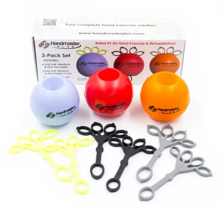 Carton of 12 3-Packs for Hand Exercise & Grip Strength Training